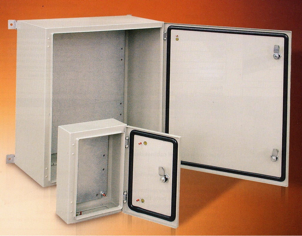 ENCLOSURE WALL MOUNT METAL IP65 GREY 300x300x150 – G&E Electronics Ltd