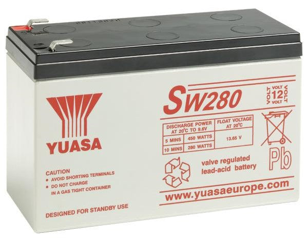 BATTERY LEAD ACID 12V SW280 YUASA L151xW55xH97 – G&E Electronics Ltd