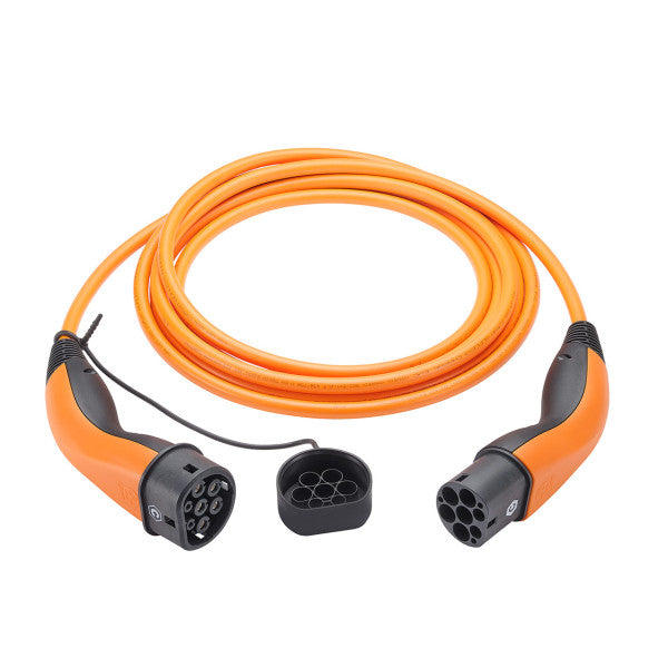 STANDARD CHARGING CABLE TYPE 2 (22kW) 10M ORANGE – G&E Electronics Ltd