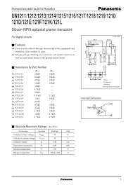 TRANSISTOR UN 1213 – G&E Electronics Ltd