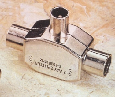 COAX SPLITTER T 75 OHMS METAL – G&E Electronics Ltd