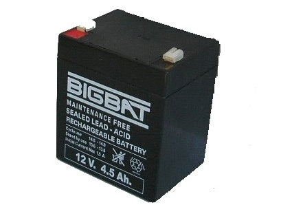 BATTERY LEAD ACID 12V 4.5A BIGBAT L90xW70xH101MM – G&E Electronics Ltd