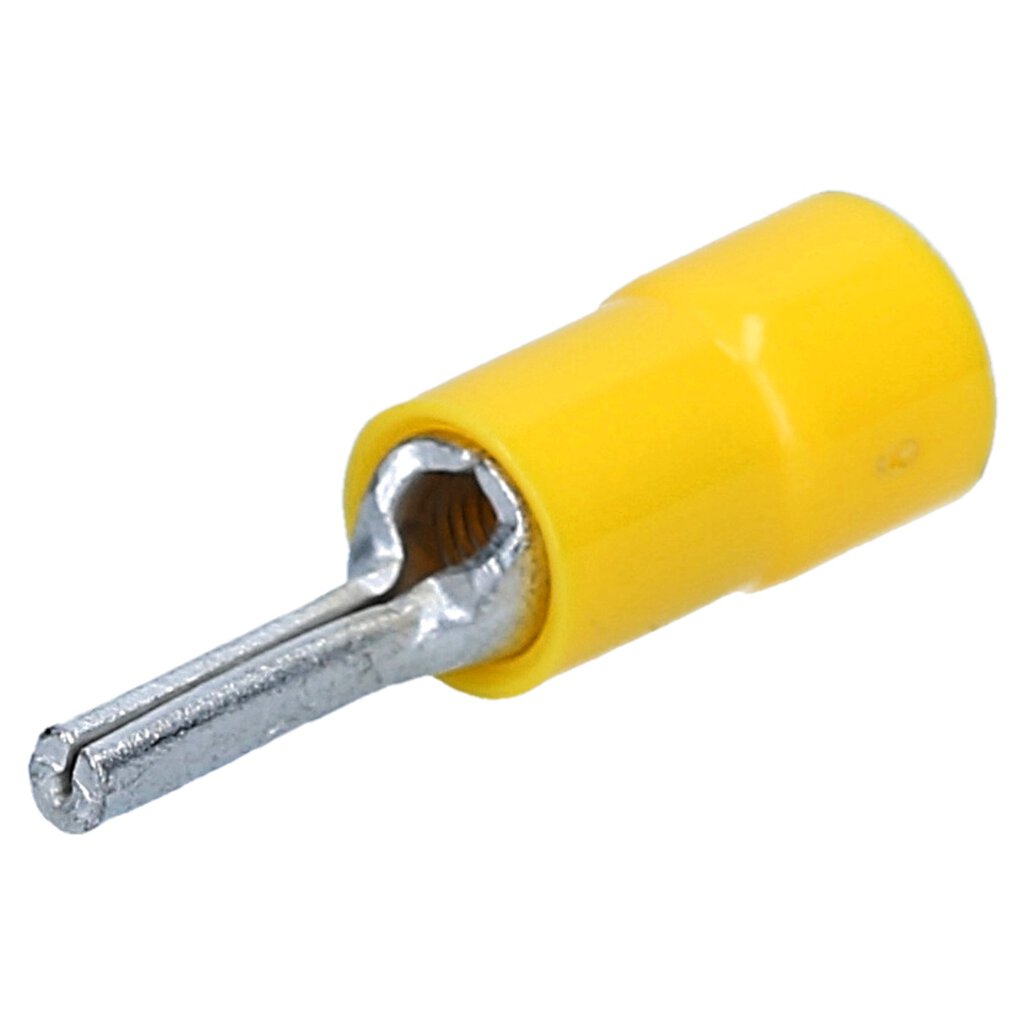 CRIMP PIN TERMINAL 2.9mm YELLOW FLEXICON – G&E Electronics Ltd