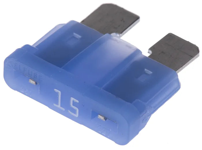 FUSE AL BLADE 15AMP 32VDC BLUE – G&E Electronics Ltd