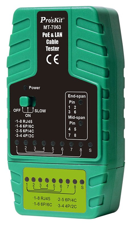POE & LAN TESTER PROSKIT – G&E Electronics Ltd